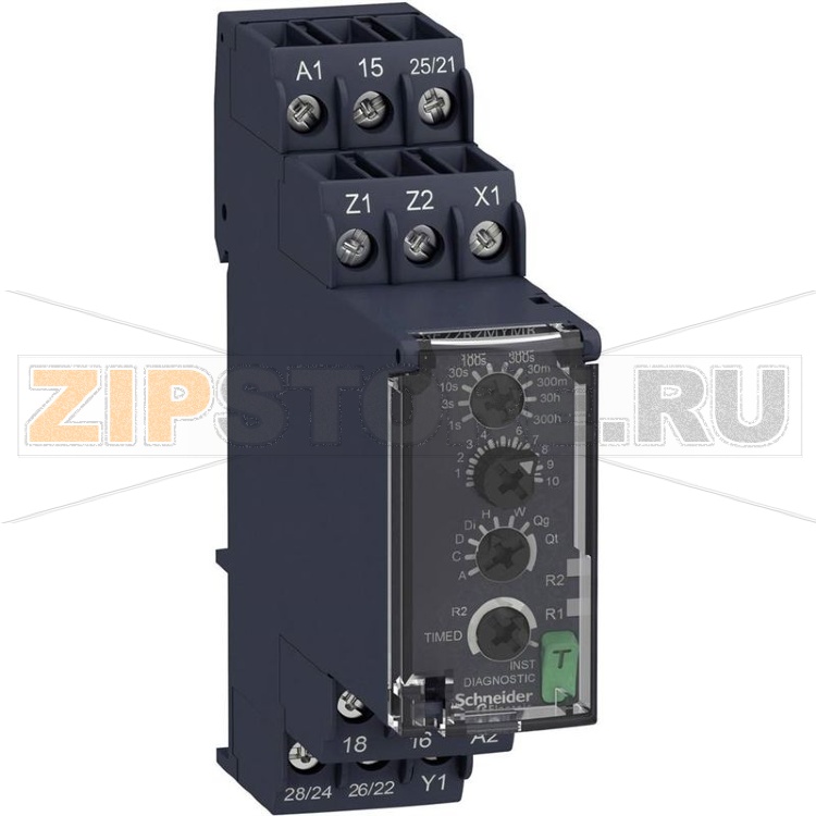 RE22R2MYMR - Реле времени, 0.05 с - 300 ч Schneider Electric