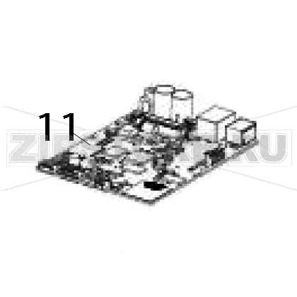 P1080383-735 - Main logic board with USB and ethernet Zebra ZD230 ...