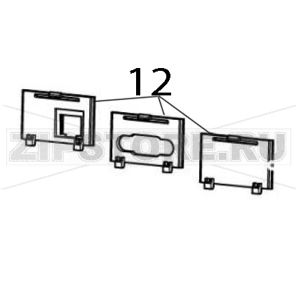 P1112640-212 - Rear bezels and WiFi bezel for standard models: serial ...