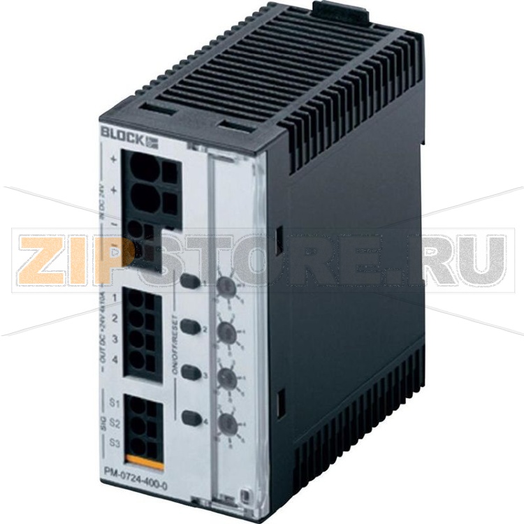 PM-0724-400-1 - Блок питания на DIN-рейку 24 В, 10 А Block