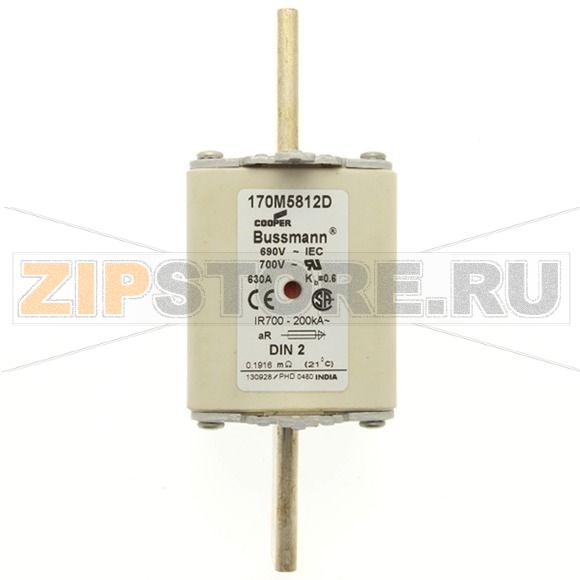 A01694 - Предохранитель, 900 A, AC 690 В, 200 кА, DIN 2, aR, DIN, IEC ...