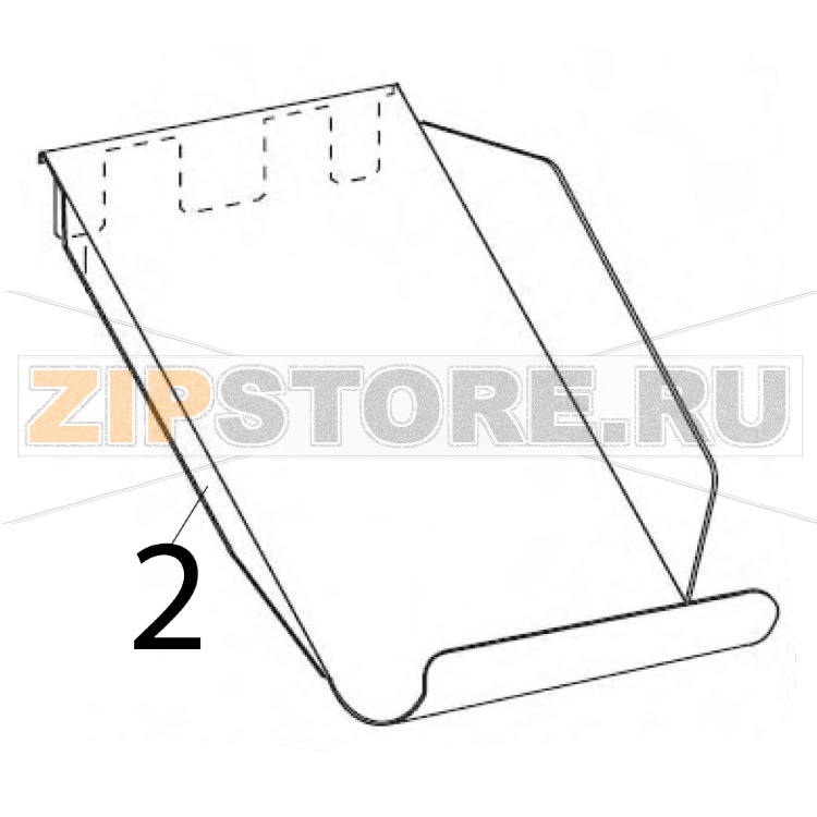 44986 - Cutter catch tray Zebra S600