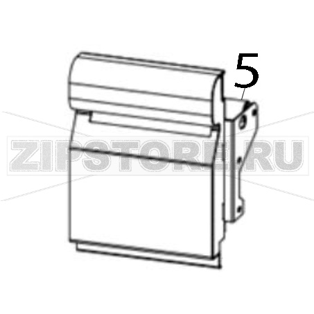 SP-MX241P-0042 - Internal rewinding front cover assy TSC MX641P
