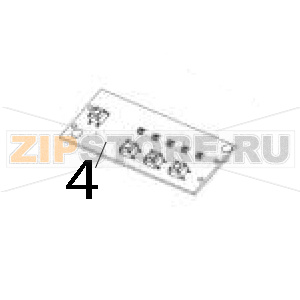 P1112640-039 - Control panel PCBA for healthcare models Zebra ZD421 ...