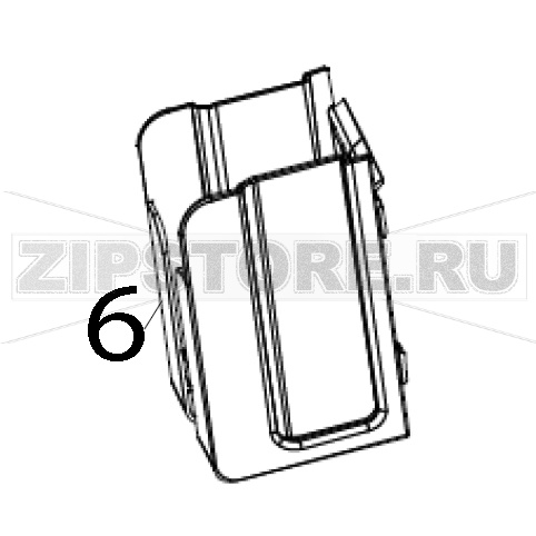 105936G-035 - Kit output hopper assembly Zebra ZXP 8