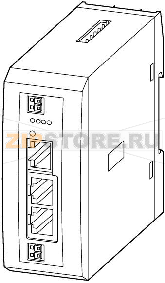 153163 - Шлюз SWD Ethernet/MODBUS, Ethernet/IP, Modbus TCP, 99 ... 153163 - Шлюз SWD Ethernet/MODBUS, Ethernet/IP, Modbus TCP, 99 ...